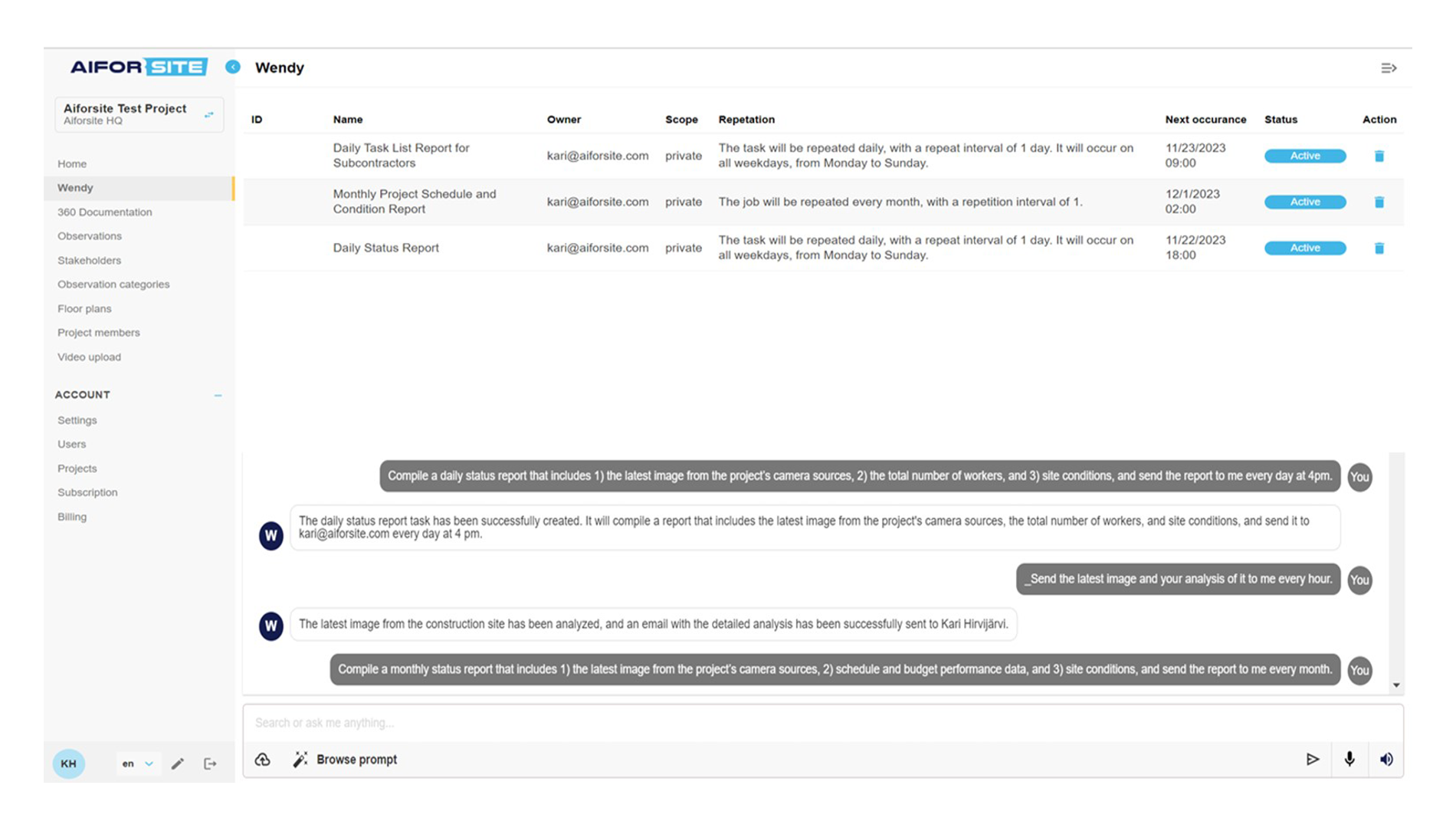 Wendy AI | Aiforsite